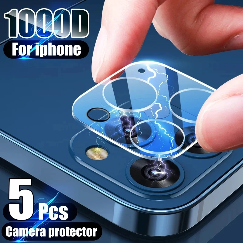 5Pcs-Camera-Protector-Glass-For-iPhone-11-14-Pro-Max-12-Mini-14Plus ...