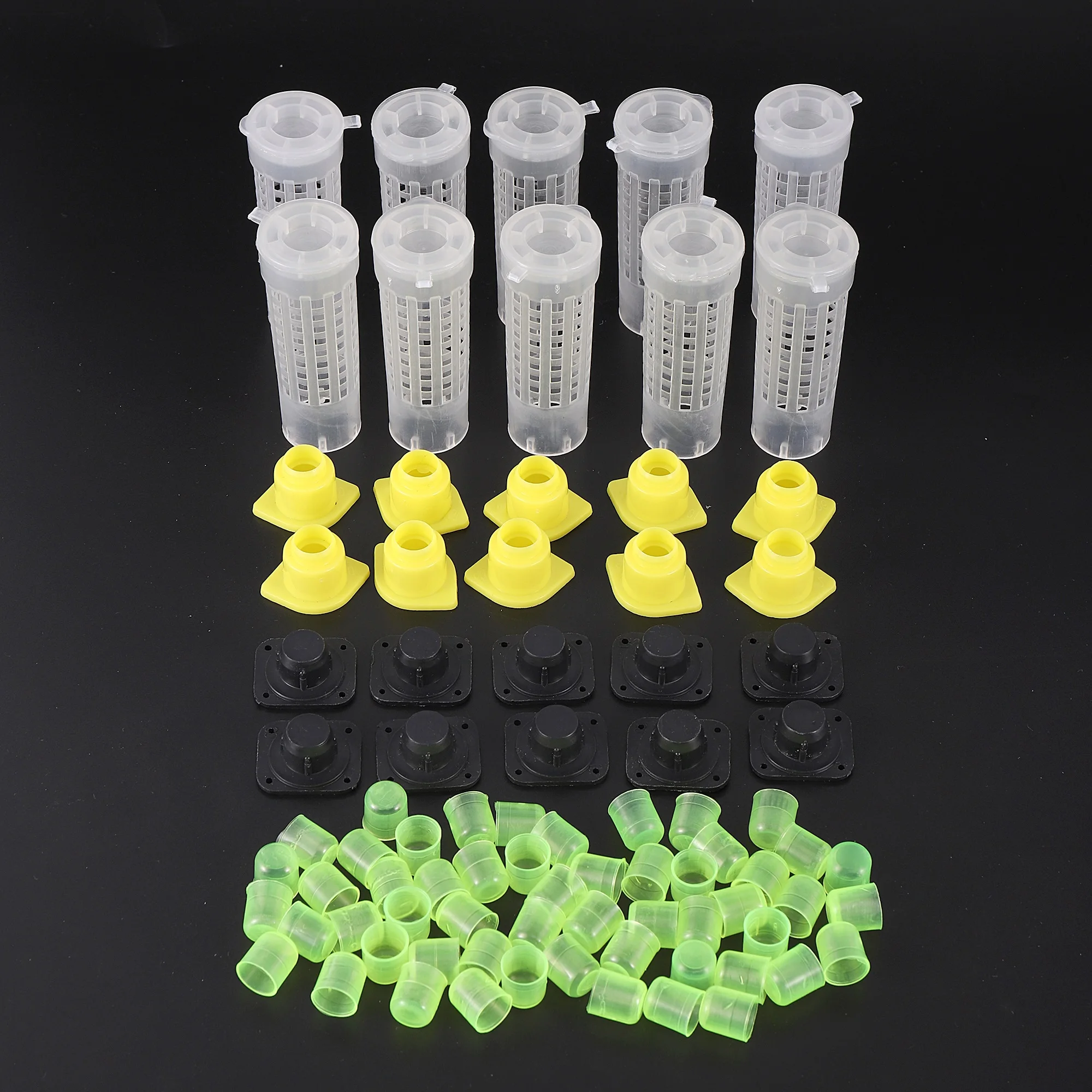 1-Set-Bees-Tools-Cages-King-Queen-Rearing-Cupkit-System-Bee-Beekeeping ...