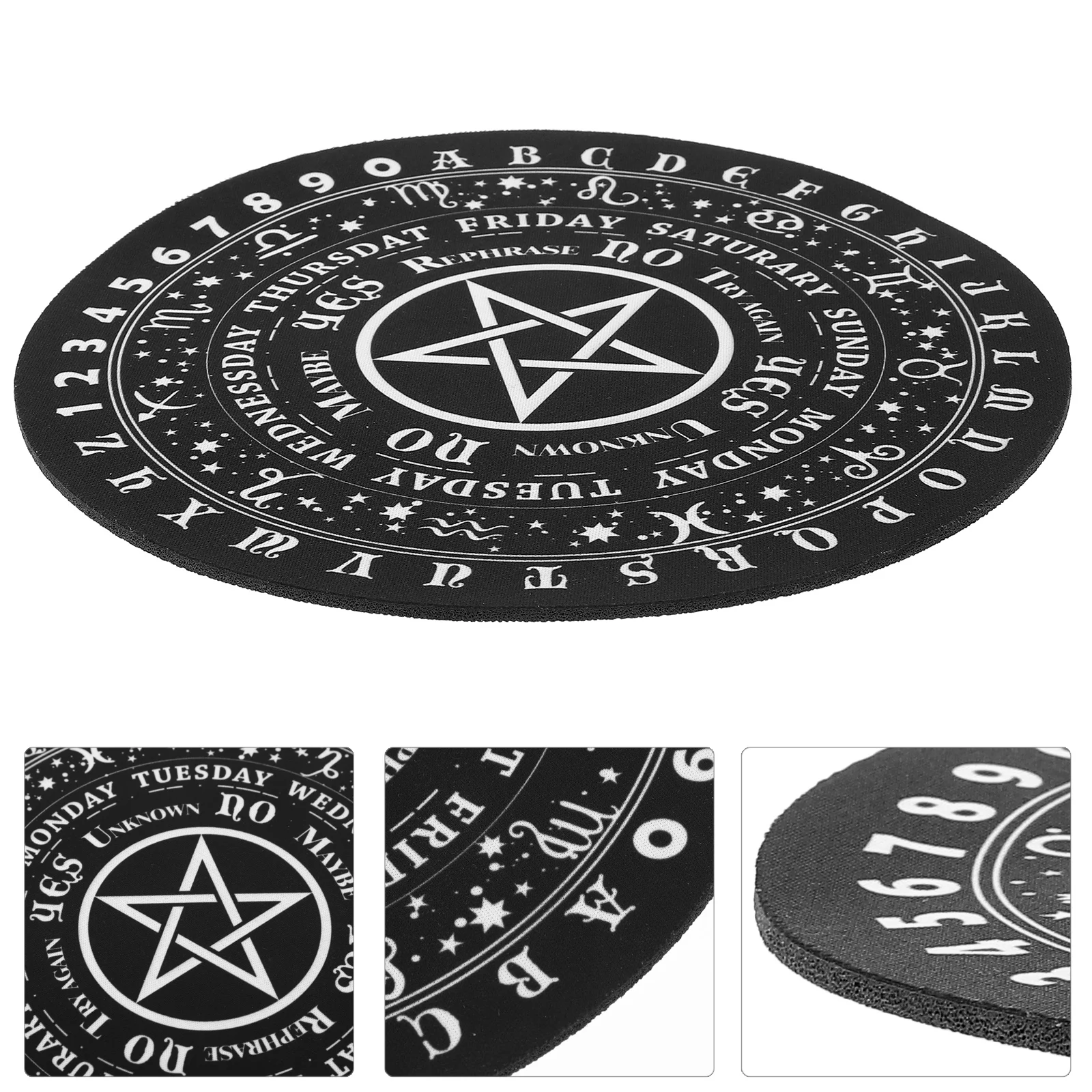 Divination-Mat-Lightweight-Round-Shape-Pendulum-Board-Multi-functional ...