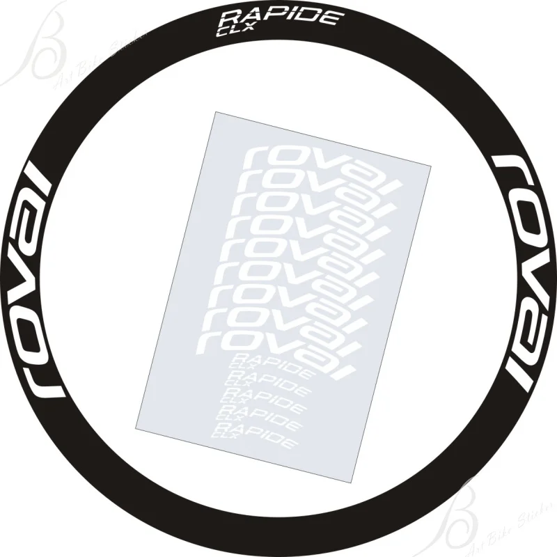 RAPIDE-CLH-High-quality-Bicycle-Tire-Decal-Road-Bike-Frame-Edge-Decal ...
