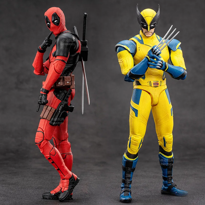 ZD-Original-X-men-Deadpool-Wolverine-Articulated-PVC-Figure-Collectible ...