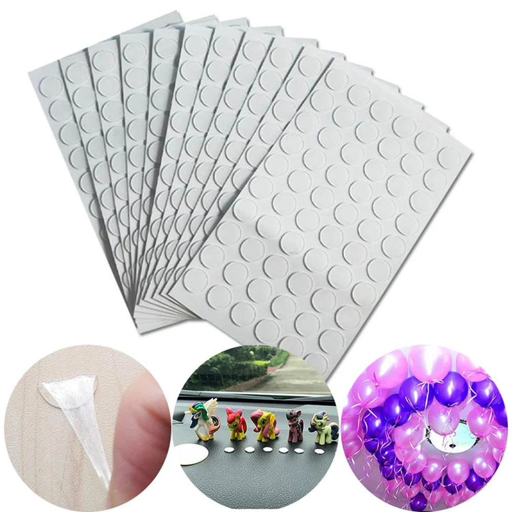 50pc-Transparent-Double-Sided-Adhesive-Acrylic-glue-Sticker-Tape-Dot ...