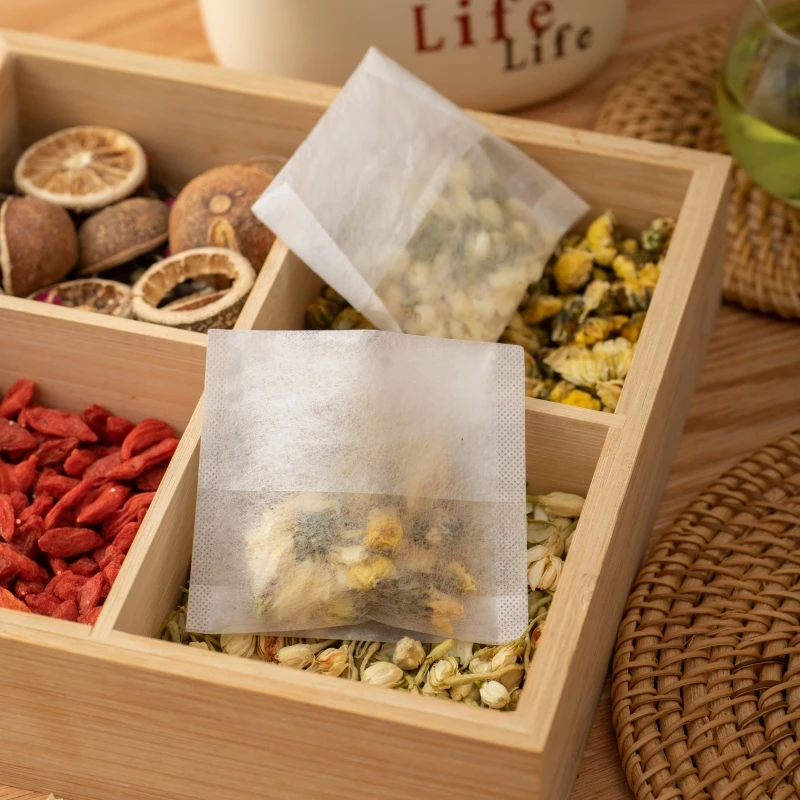 Disposable-Tea-Bags-100pcs-Food-Grade-Corn-PLA-Fiber-Fabric-Tea ...