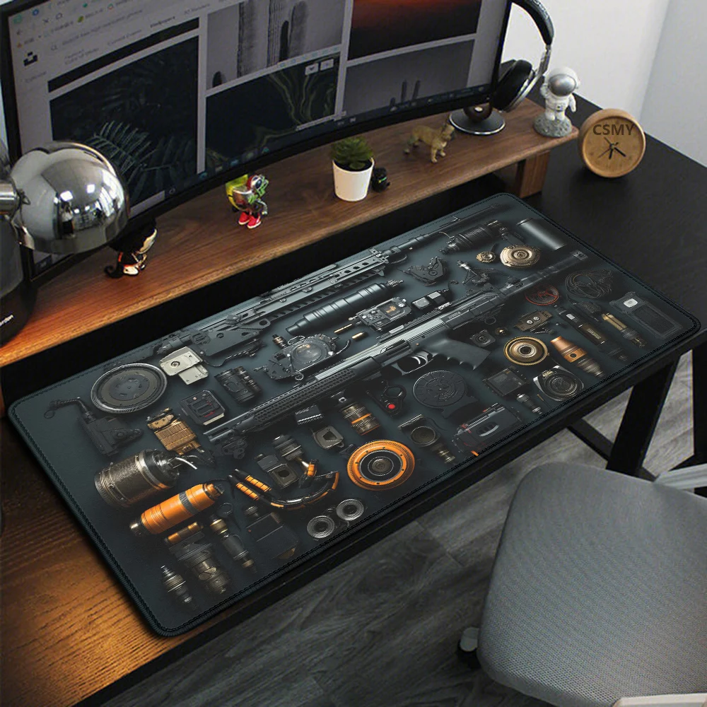 Gaming-Mouse-Pad-com-Arma-Anime-Acess-rios-Gamer-Arma-Rifles-Parts ...