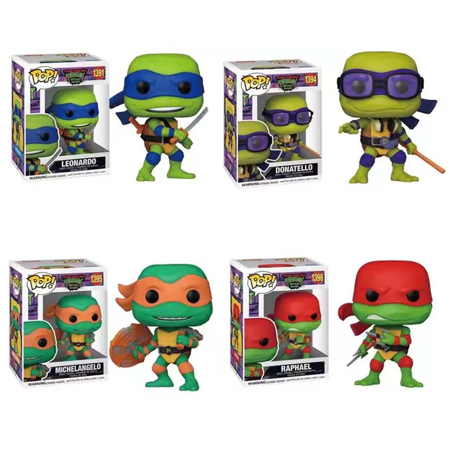 Funko-Pop-Movies-Turtles-Michelangelo-LEONARDO-1391-Raphael-1396 ...