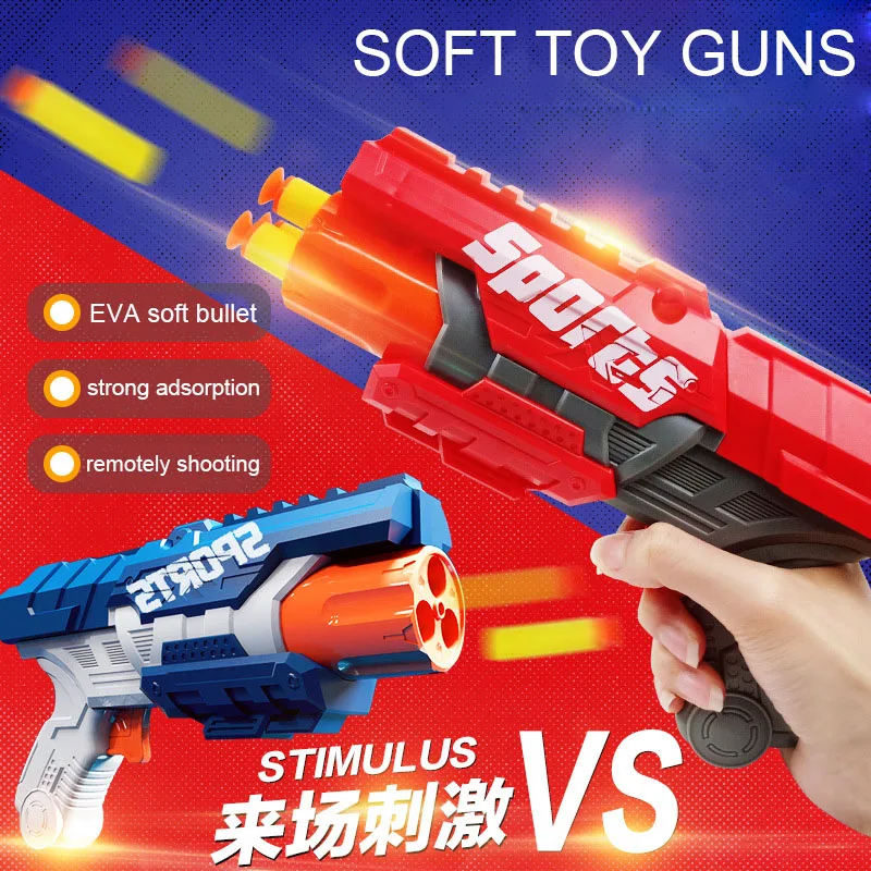 Eva-Soft-Sponge-Bullets-Toy-Guns-Kids-Toy-Suction-Cup-Bullet-Foam-Head ...