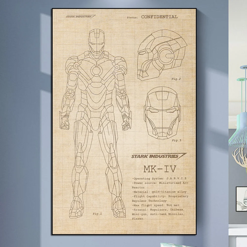 Iron Man Hand Repulsor Blueprints