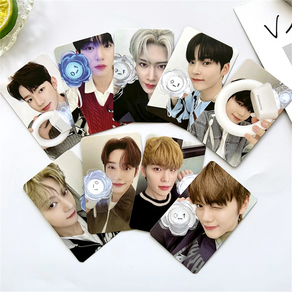 9Pcs/Set KPOP ZB1 Fanclub Postcard ZEROBASEONE Light Stick LOMO Cards ...
