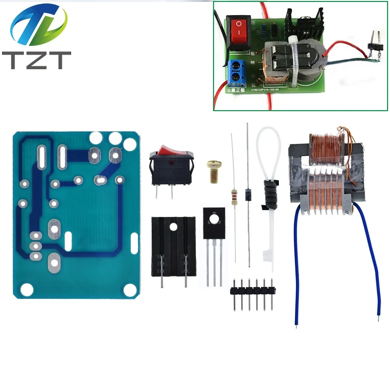 High Voltage Inverter Generator 15KV Module DIY Kit - Creates Spark Arc ...