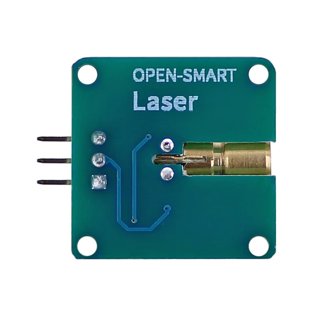 OPEN-SMART 5V 650nm Laser Sensor Module 6mm Red Laser Dot Diode Copper ...