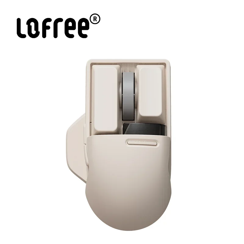 로프리 Lofree 2.4G 무선 마우스, OLED 디스플레이 화면, 3 가지 모드 충전식 게임용 마우스, PC 게이머 마우스 ...