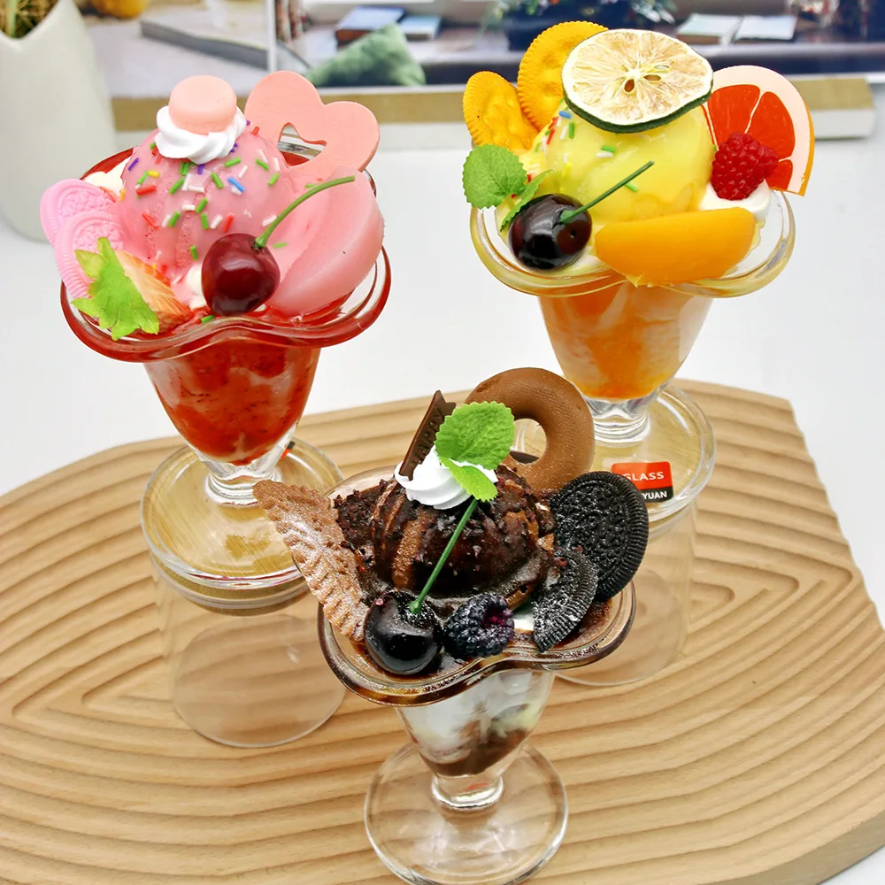 Fake-Fruit-Pudding-Cup-Jelly-Cups-Dessert-Cups-Clear-Slanted-Appetizer ...