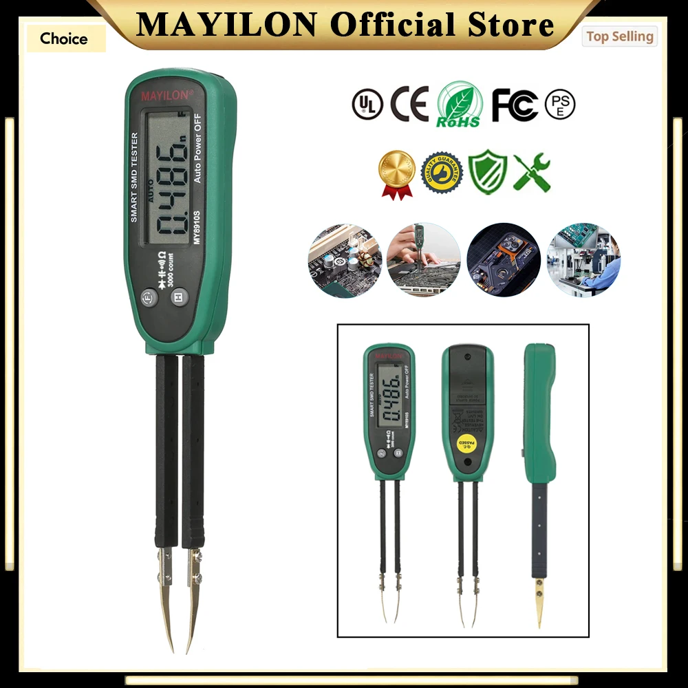 MAYILON-MY8910-SMD-Tester-Professional-Electronic-Components-Tester ...