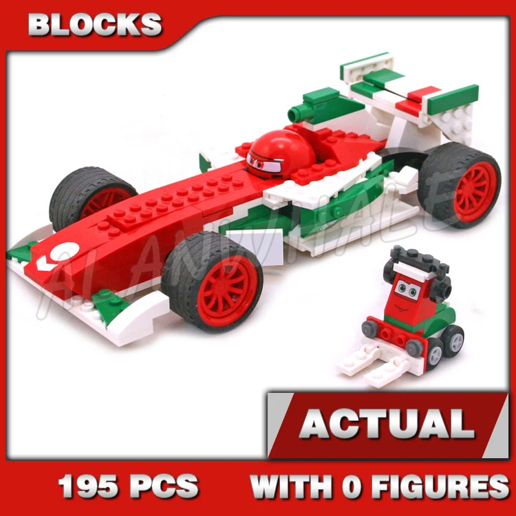 195pcs-Cars-Ultimate-Red-Racing-Vehicle-Francesco-10014-Building-Block ...
