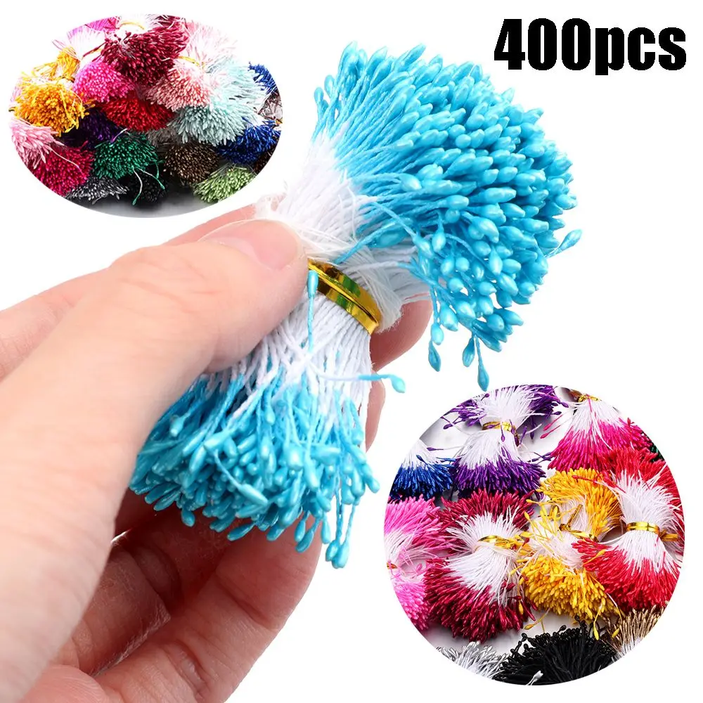 400Pcs-Mini-Flower-Stamen-Artificial-Pearl-Pistil-Double-Heads-DIY ...