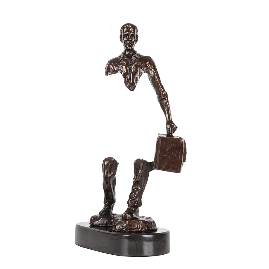 32cm-Bronze-Abstract-Man-Statue-Modern-Sculpture-Gorgeous-Living-Room ...