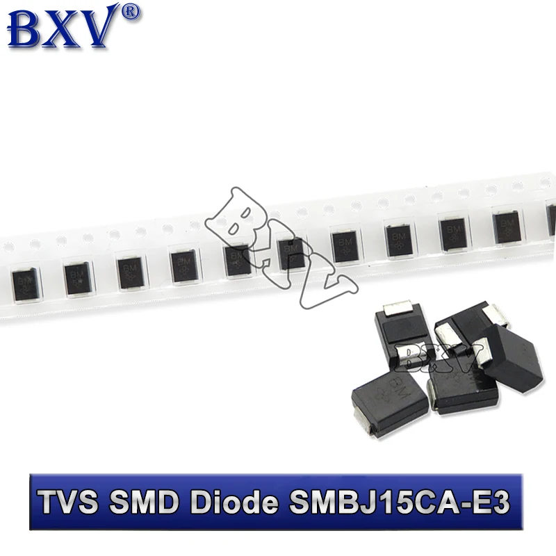 20PCS-SMD-SMBJ15CA-DO-214AA-BM-SMD-TVS-Diode-SMBJ15CA-E3-52-600W-15V ...