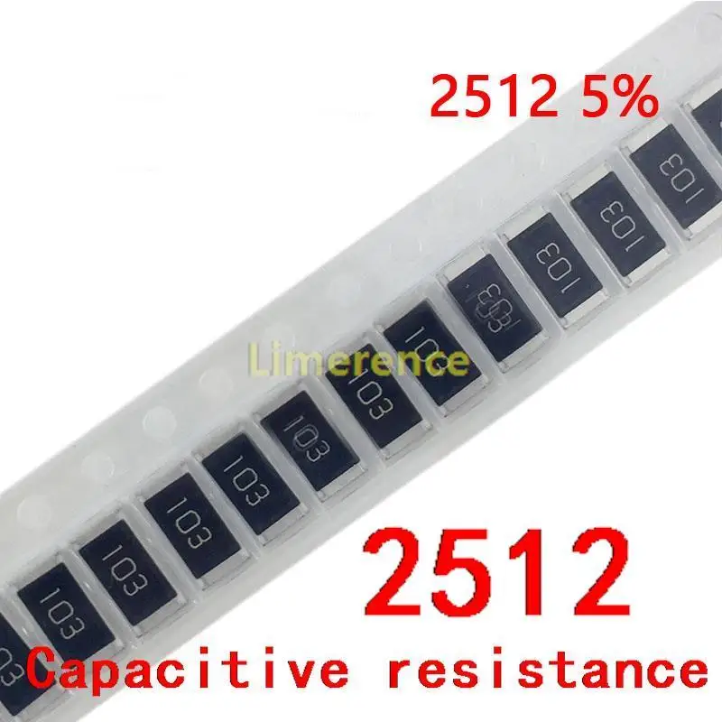 100pcs 2512 5% 1W SMD Chip Resistor resistors 0R - 10M 0 10 100 220 470 ...