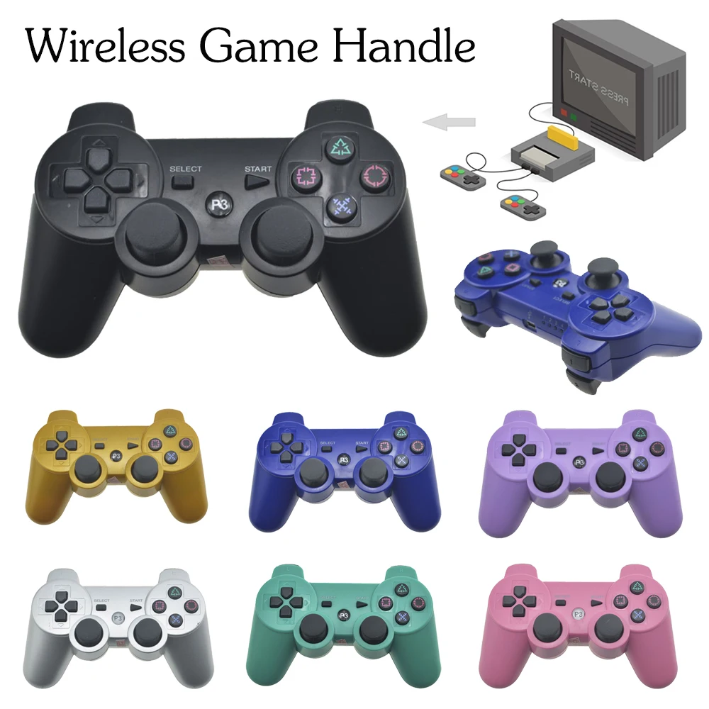 Wireless-Gamepad-for-PS3-Game-Controller-Bluetooth-compatible-Wireless ...