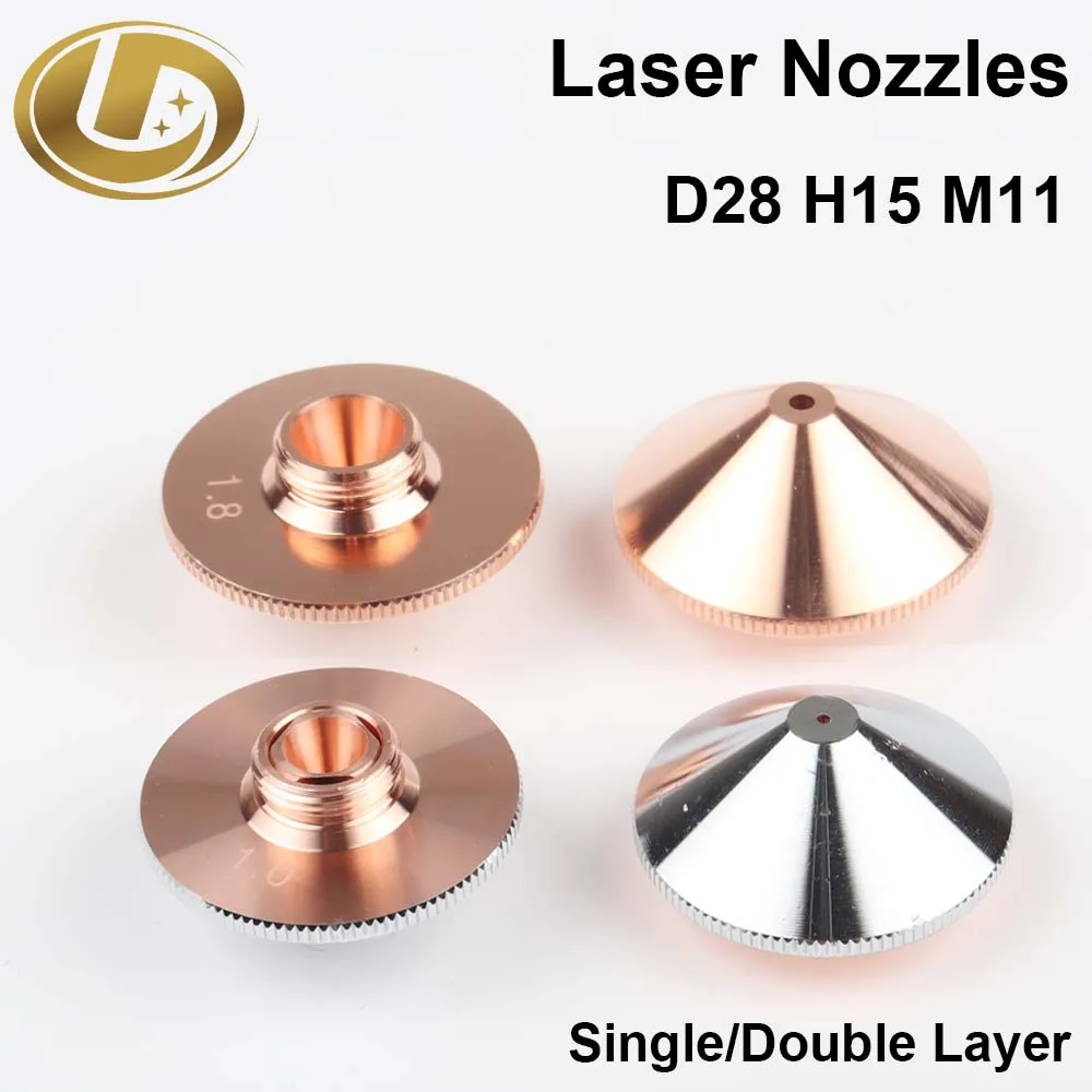 DLEI-Laser-Nozzle-Single-Double-Layer-Dia-28mm-Caliber-0-8-5-0mm-For ...