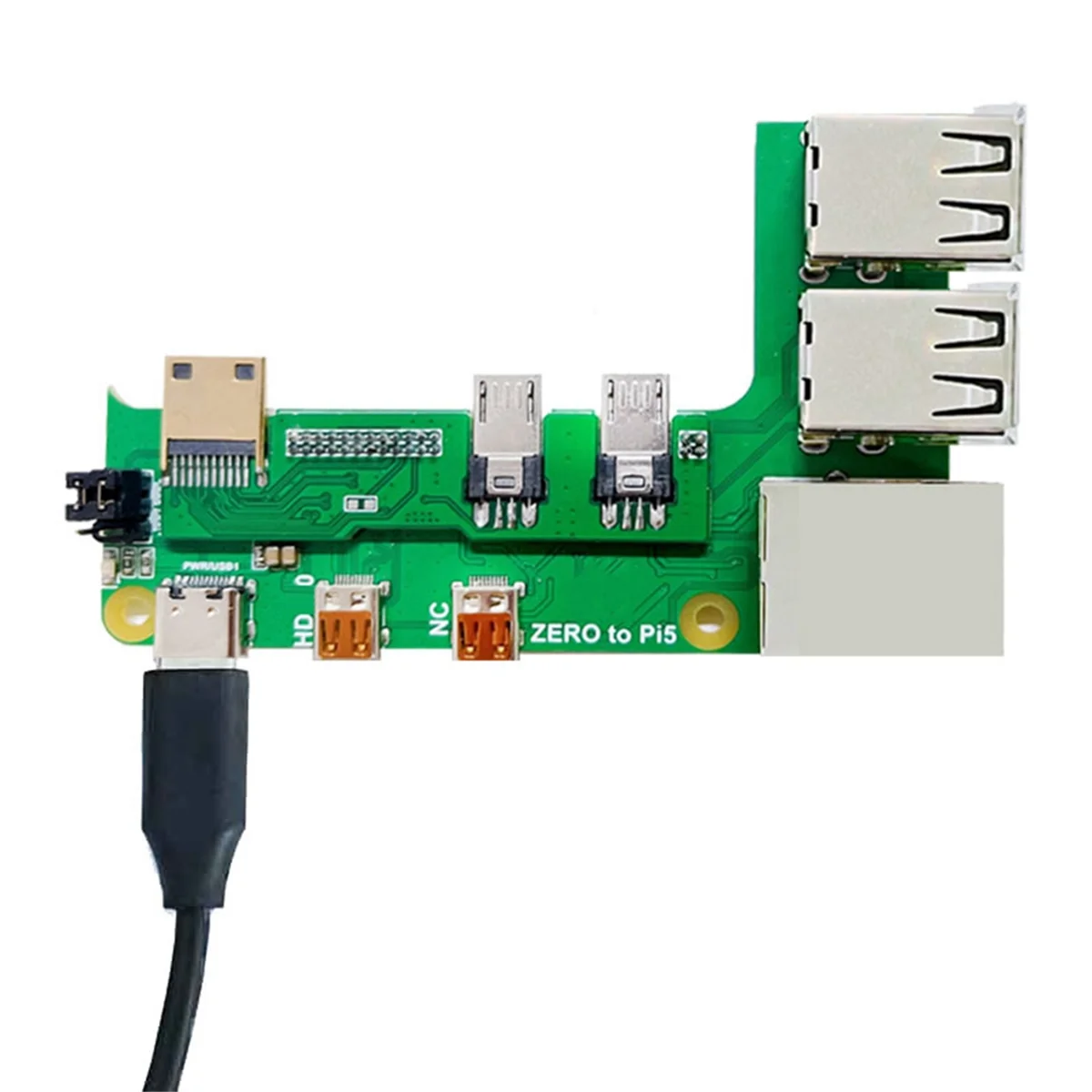 For-Raspberry-Pi-Zero-2W-to-PI5-Expansion-Board-with-Cable-Zero-to-Pi5 ...