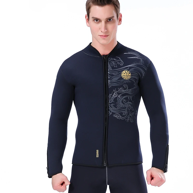 Slinx 5mm Diving Wetsuit Jackets Men Neoprene Jacket For Diving ...