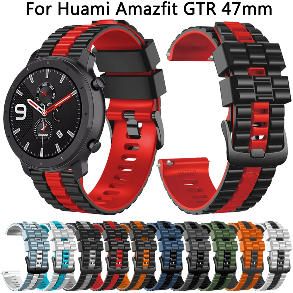 22mm-Strap-For-Huami-Amazfit-GTR-47mm-Smart-Watch-Wrist-Band-For ...