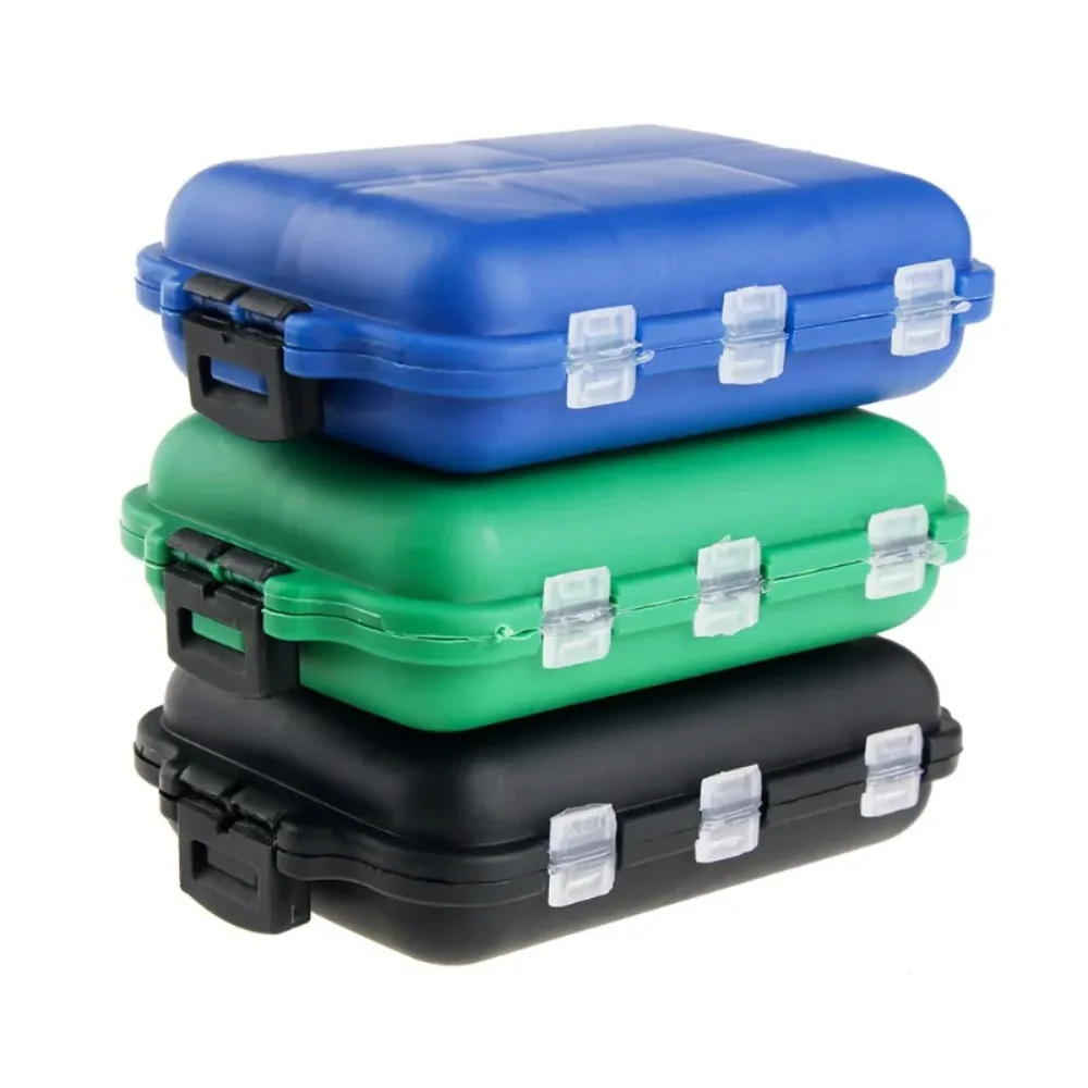 10-Compartments-Mini-Fishing-Tackle-Box-Fish-Lures-Square-Case-Fishing ...
