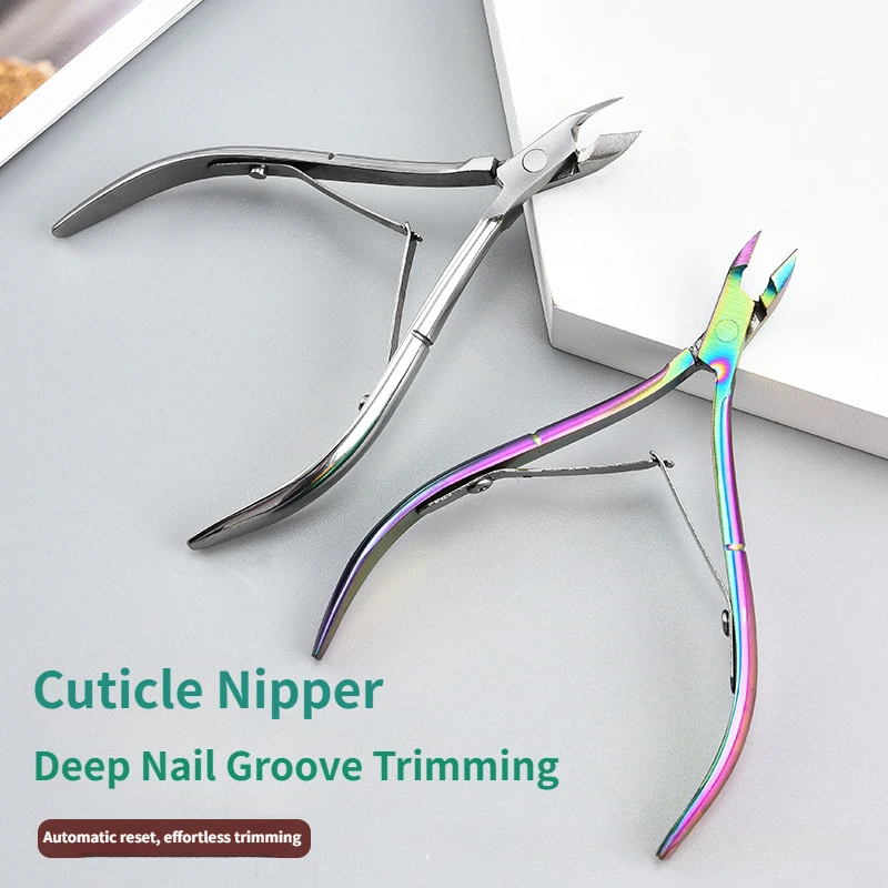 Stainless-Steel-Cuticle-Nippers-Nail-Manicure-Scissors-Cuticle-Clippers ...