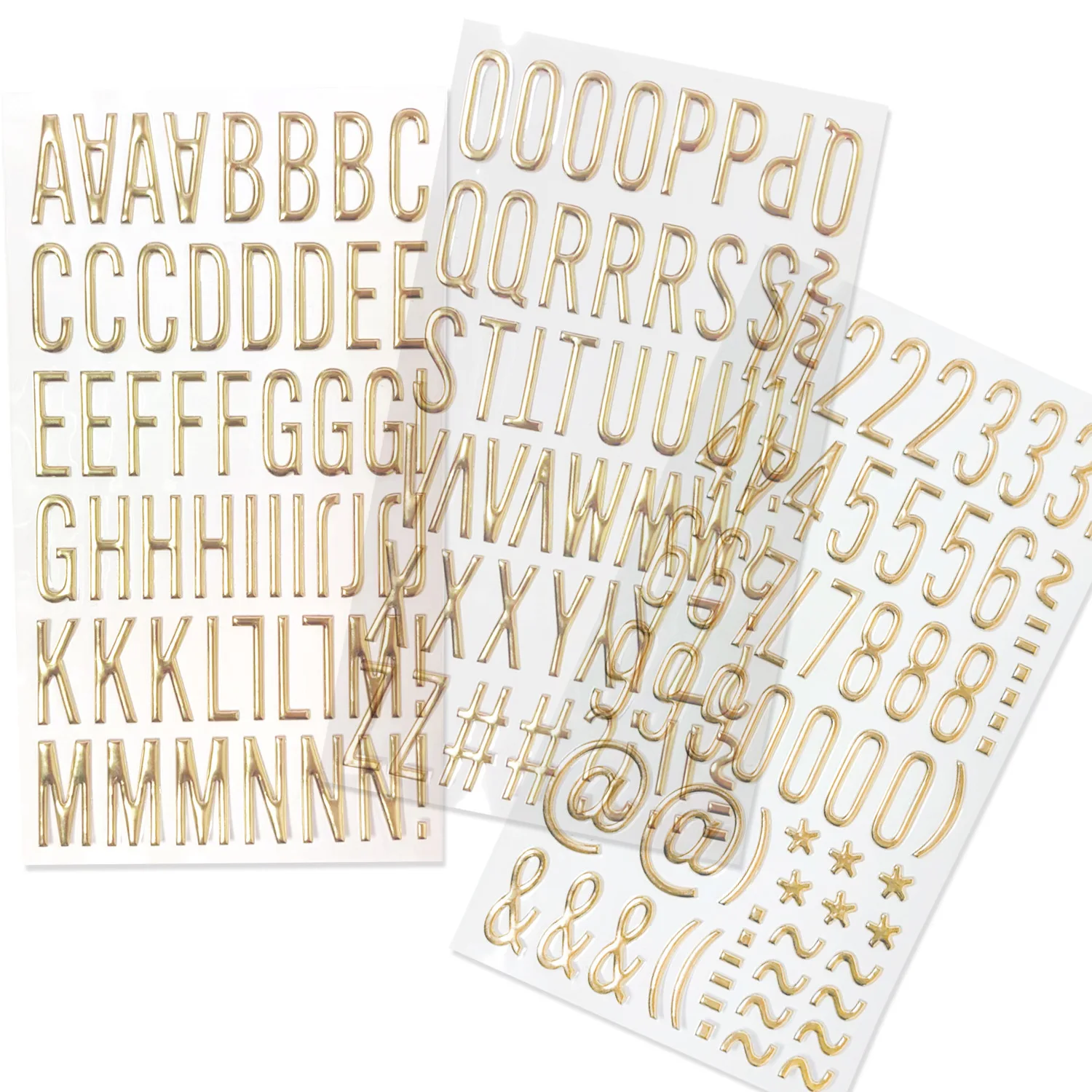 3D-Gold-Foil-Glitter-Alphabet-Letter-Stickers-Scrapbooking-Mini-Self ...
