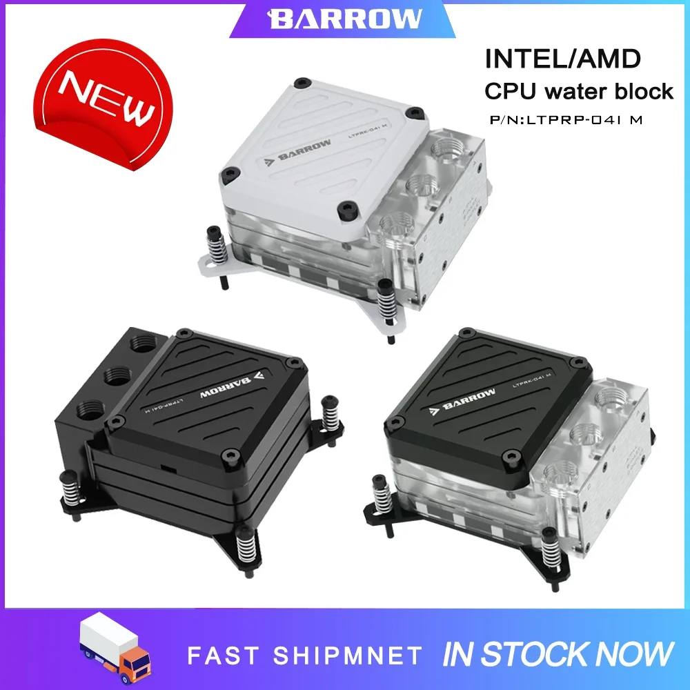 Barrow-POM-10W-PWM-Water-Pump-CPU-Block-Combo-use-for-AMD-AM3-AM5-INTEL ...