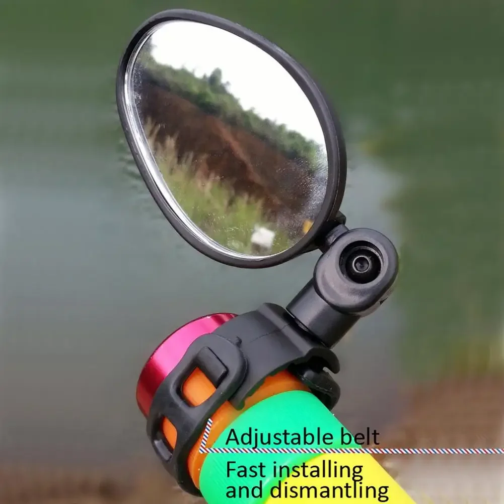 Bicycle-Rear-View-Mirrors-Adjustable-Rotate-Bike-Motorcycle-Handlebar ...