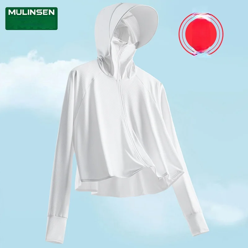 Mulinsen-Sun-Protection-Clothing-for-Women-Lightweight-Coat-Short-UV ...