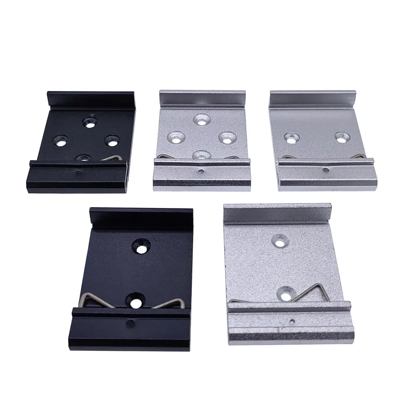 35mm metale DIN Rail fixed clamp clip Relay C45 mounting buckle Simple ...