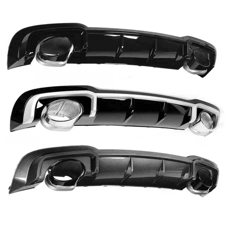 For-RS3-Rear-Bumper-Diffuser-Lip-With-For-ABT-Exhaust-Tip-Fit-For-Audi ...