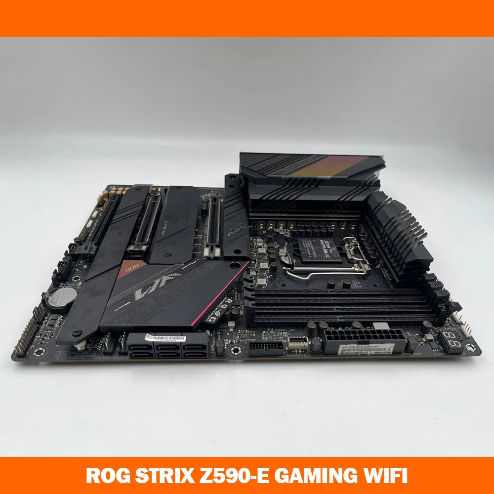 ROG STRIX Z590-E GAMING WIFI ATX Motherboard Z590 DDR4 PCI-E 4.0 4 × M ...