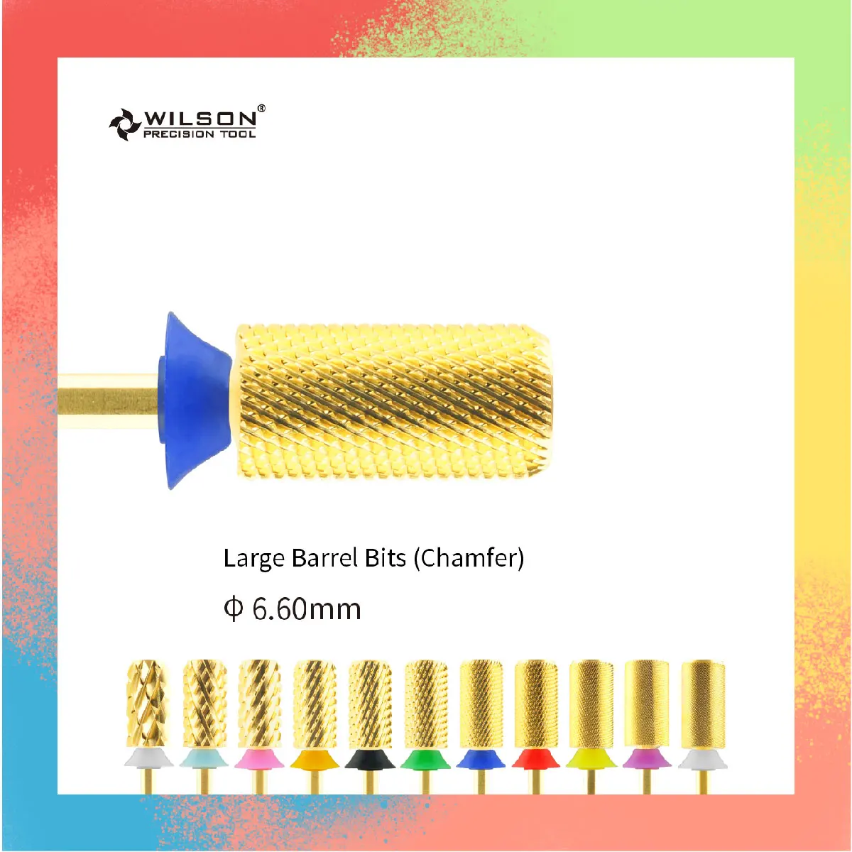 WILSON-Large-Barrel-Bits-Chamfer-nail-drill-bits-For-manicure-nail ...