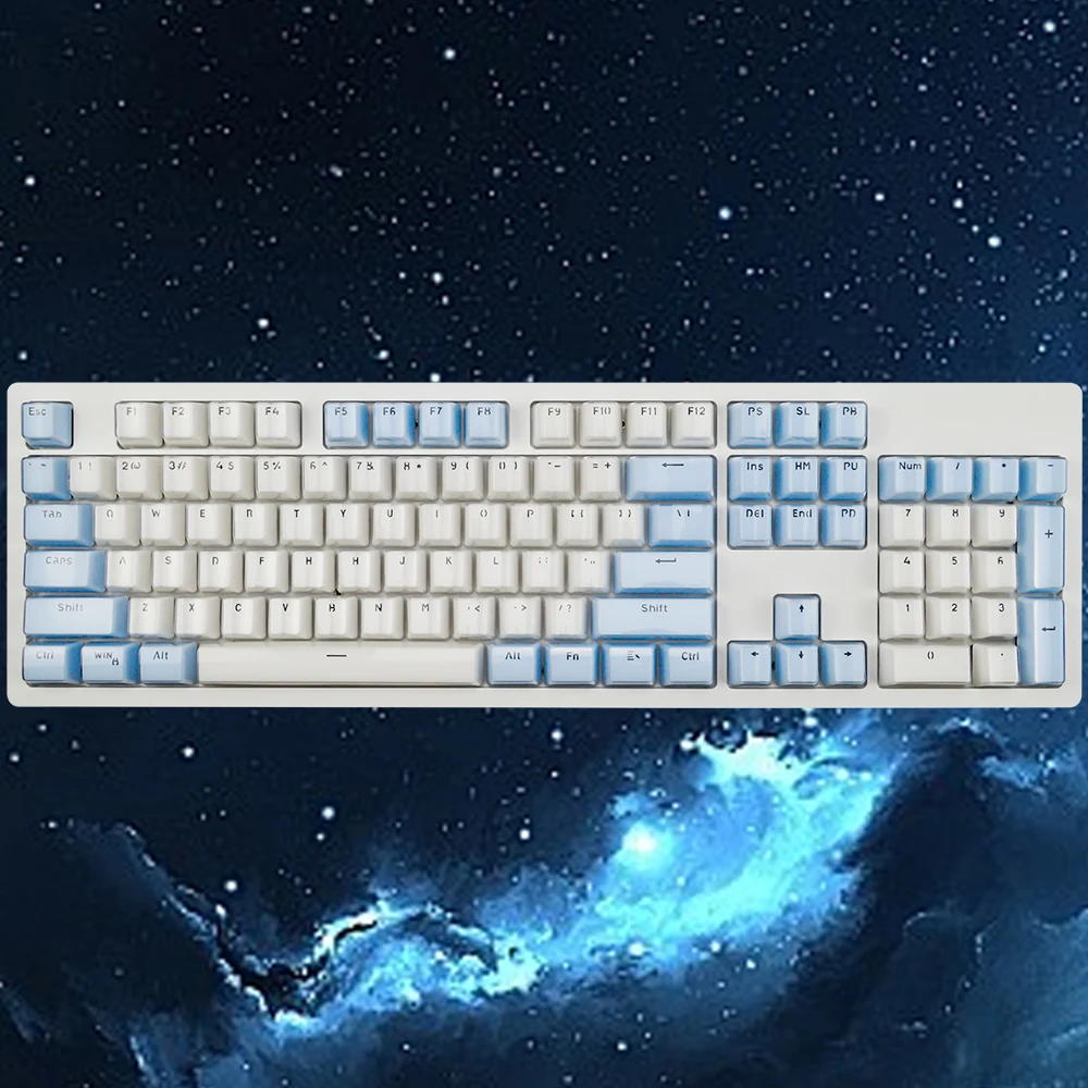 Keyboard Crystal Keycaps | Machanical Keyboard | Crystal Keycap Blue ...