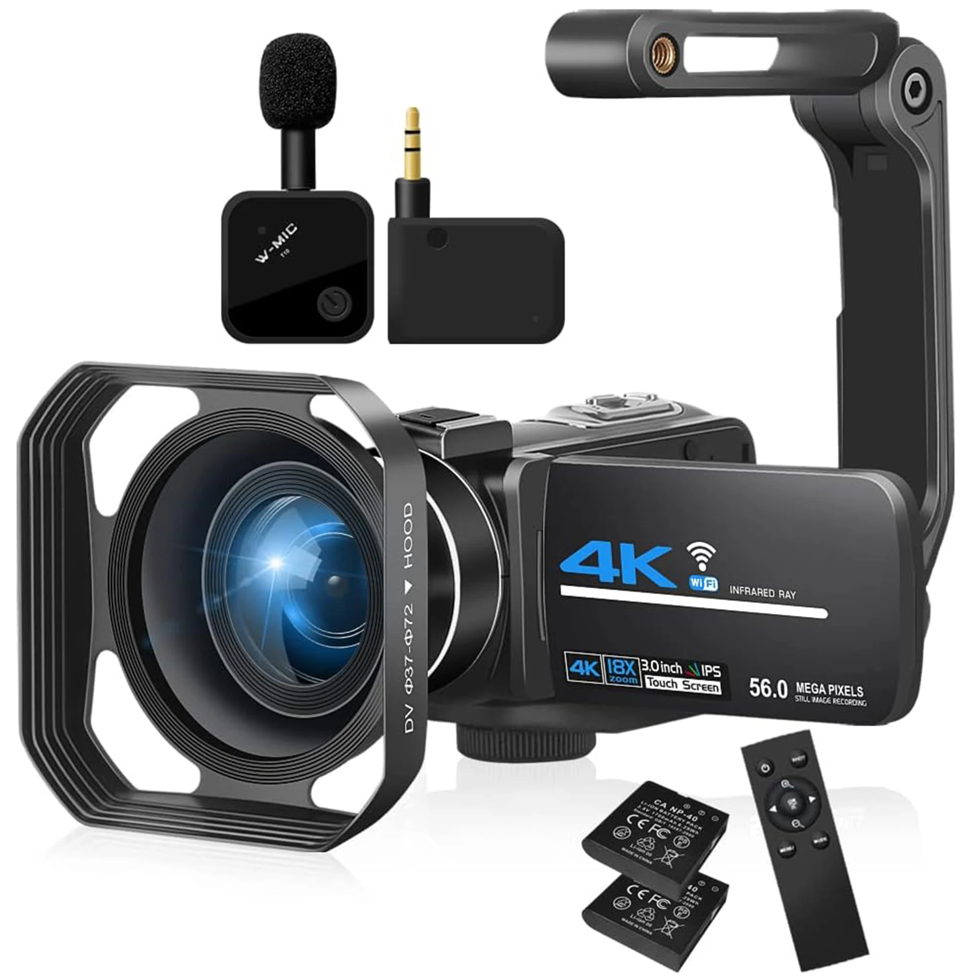 KOMERY-Camcorders-Video-Camera-4K-56MP-UHD-for-YouTube-Live-Stream ...