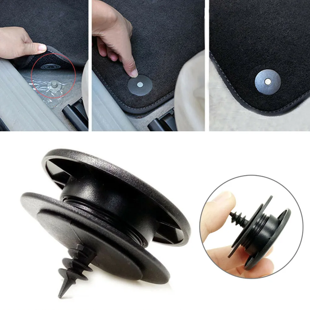 2Pcs Universal Car Mat Carpet Clip Fixed Handle Floor Bracket Car Mat ...