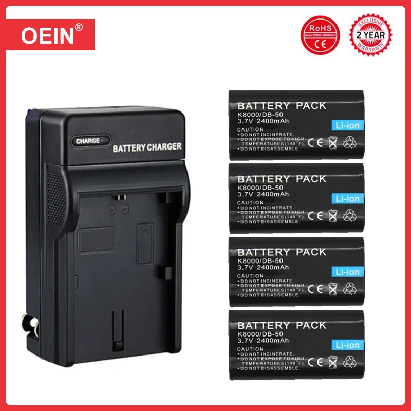 4Pcs-Klic-8000-DB-50-Klic-8000-Klic8000-Battery-for-KODAK-Z612-Z712 ...