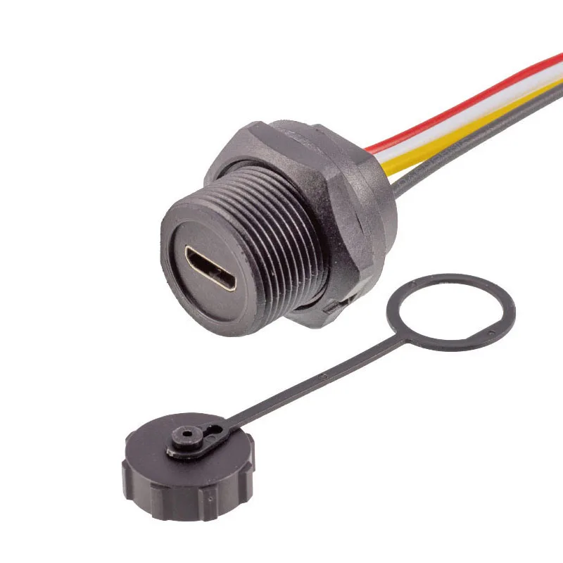 Industrial-Waterproof-M20-Micro-USB-Connector-USB2-0-Adapter-Socket ...