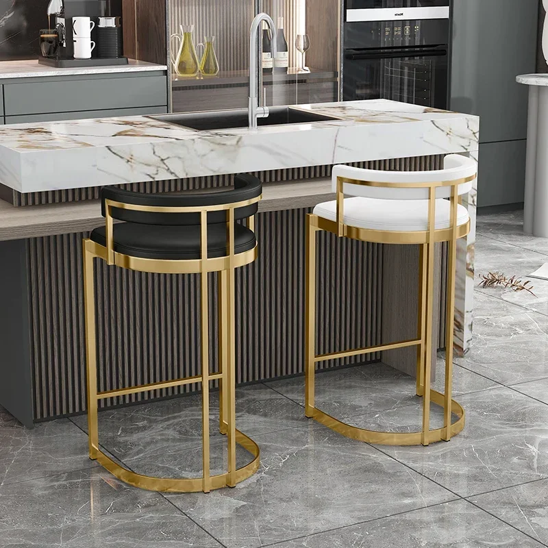 Lounge-Luxury-High-Chairs-Kitchen-Bar-Counter-Nordic-Minimalist-Stool ...