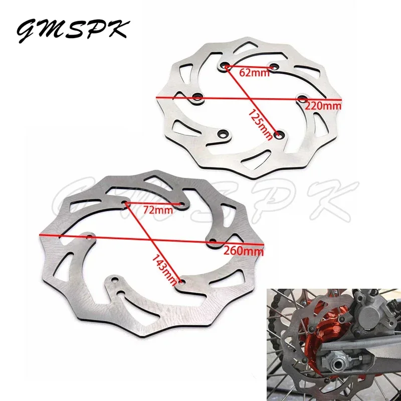 260-220mm-Front-Rear-Brake-Discs-Rotors-Fit-for-KTM-SX-XC-125-150-250 ...