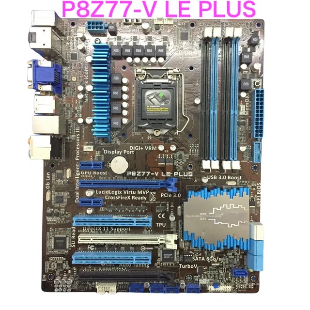 Placa base ASUS P8Z77-V LE PLUS P8Z77-V LE VGA HDMI LGA1155 DDR3 ATX Z77 - laptop-motherboards.com