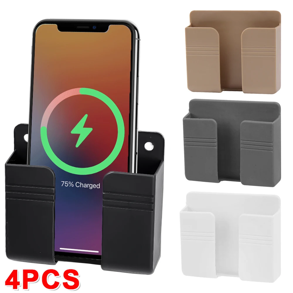 4-1Pcs-Wall-Mounted-Organizer-Storage-Box-Punch-Free-Remote-Control ...