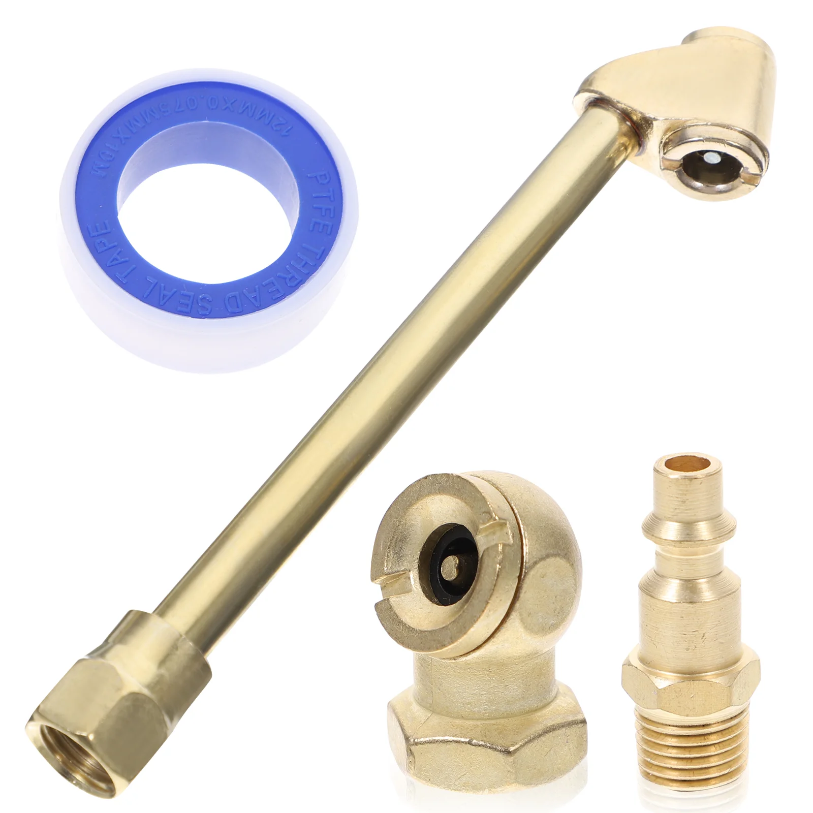 Air-Clamp-Kit-Adapter-Chuck-Tire-Compressor-Attachment-Repair-Nozzle ...