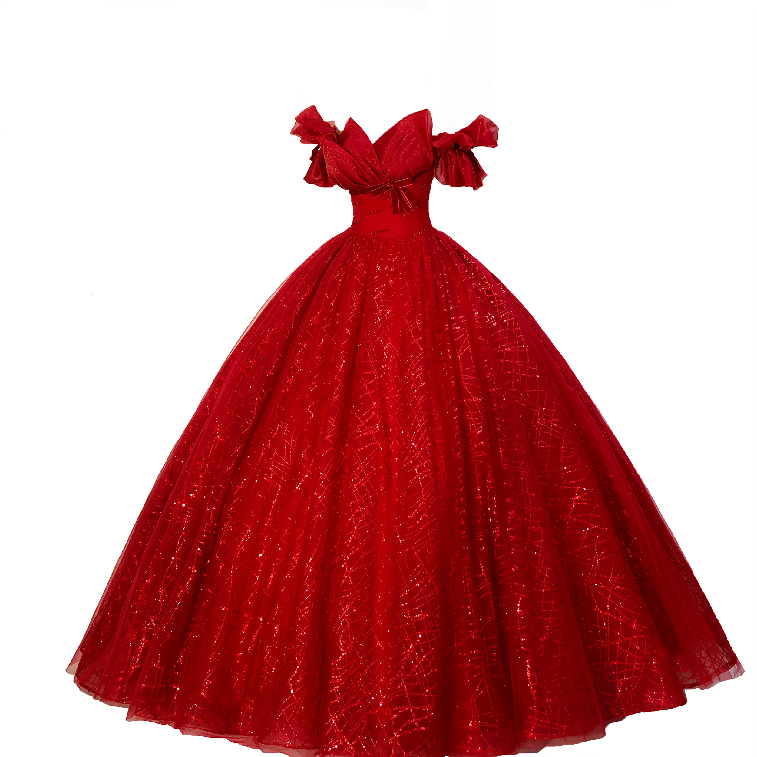 red bowknot beading Medieval Renaissance gown princess dress costume ...