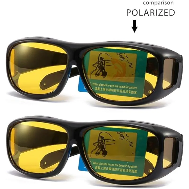 Anti-Glare Night Vision Driver Goggles Fashion Sunglasses Cycling ...