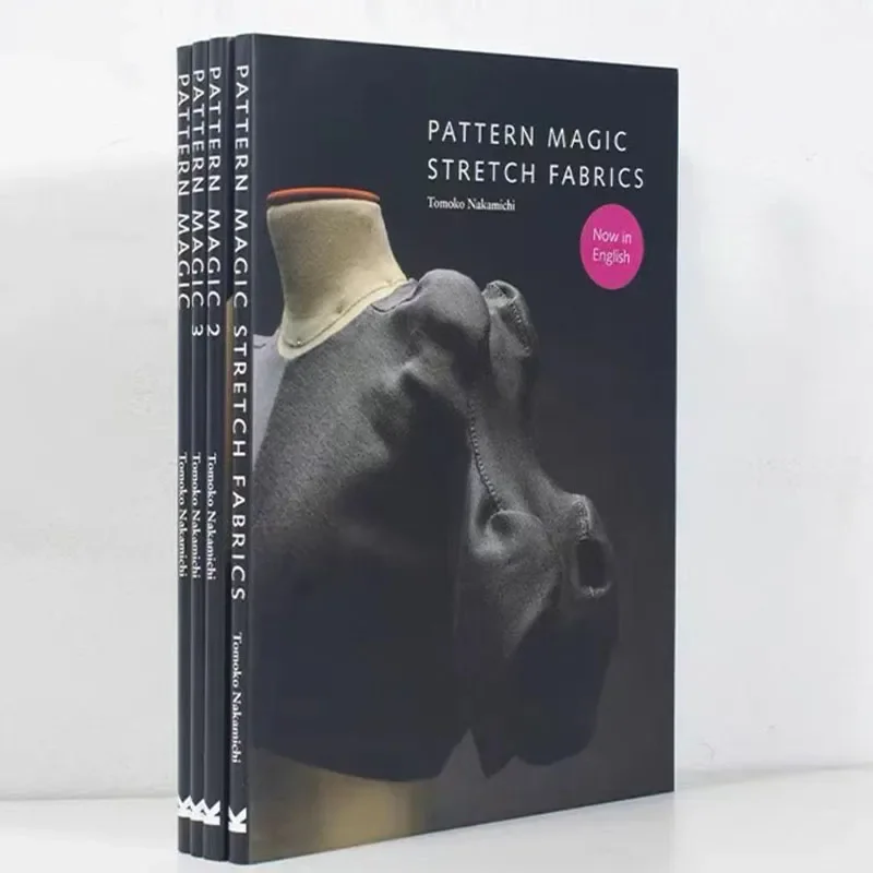 4 Books/Set Tomoko Nakamichi Pattern Magic Book Volume 1-4 Stretch Fab ...